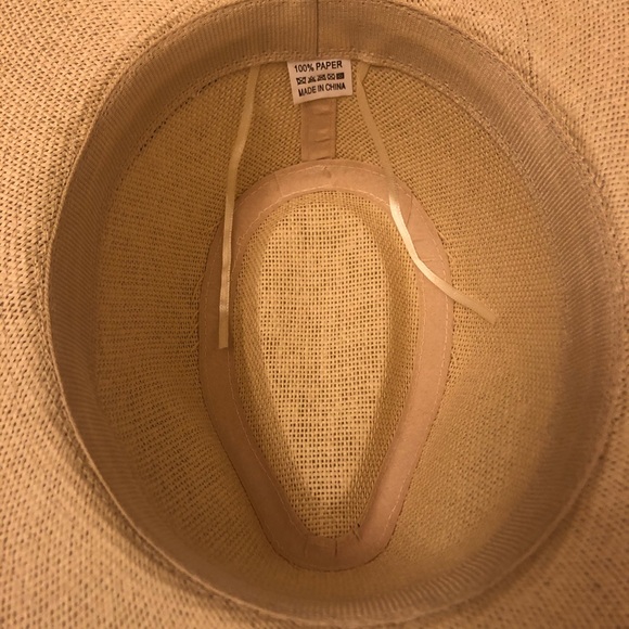 Accessories | Adjustable Panama Fedora Straw Flat Brim Hat | Poshmark